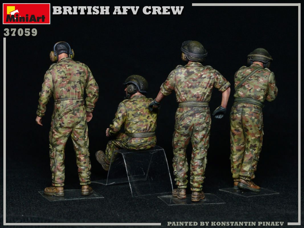 British AFV Crew 1:35, Mini-art i Figurer