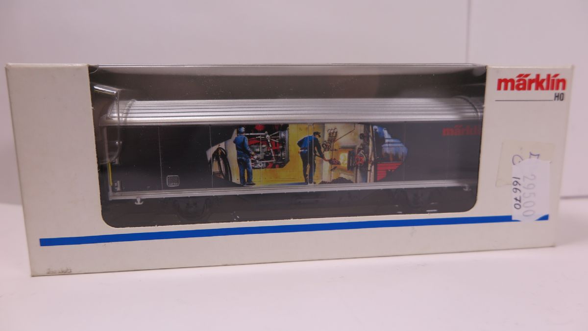 Märklin godsvagn m. bild, Begagnat i Vagnar H0