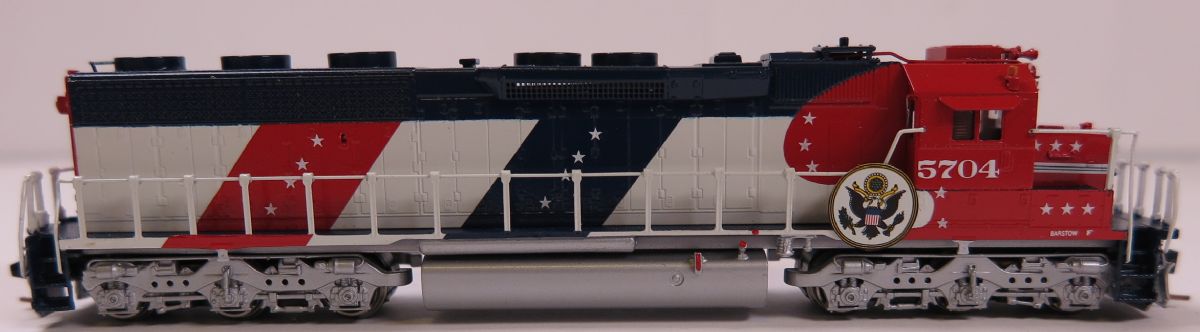 Overland M,Inc SF SD45-2, Begagnat i Mässing N-skala