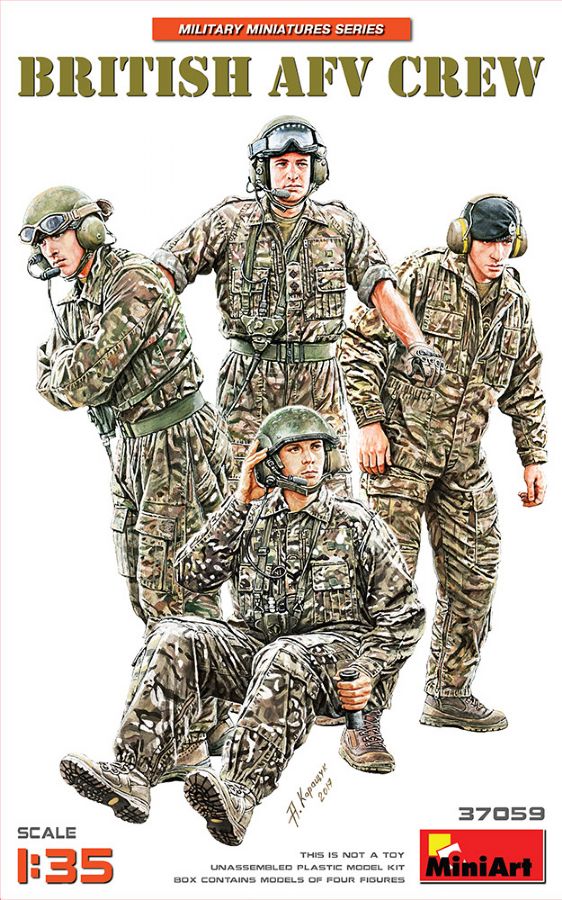 British AFV Crew 1:35, Mini-art i Figurer