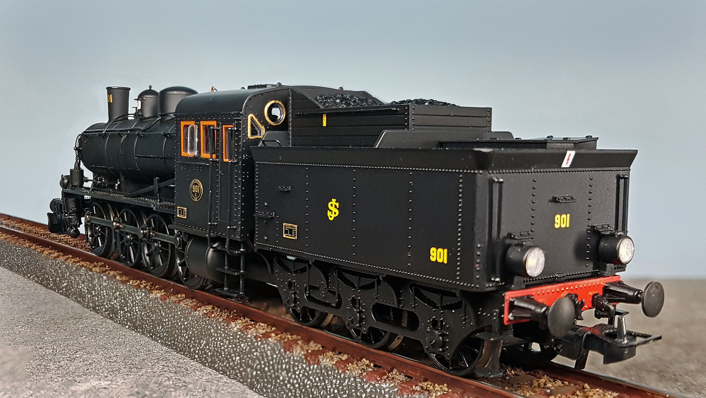 Ånglok SJ E2 1333 DC , Jeco i Ånglok E - E2