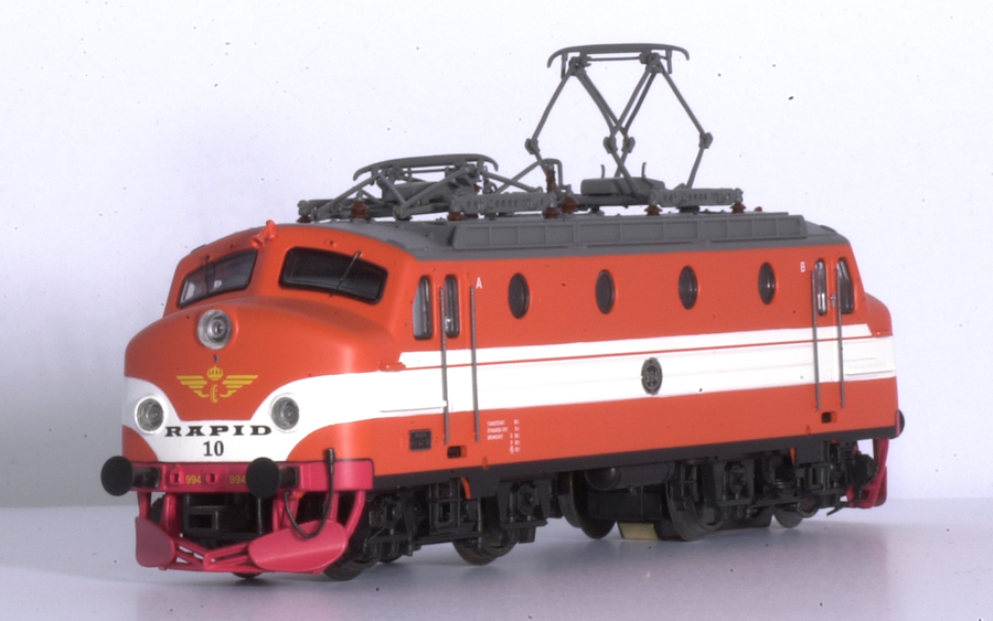 SJ Rapid 9 993 AC, Jeco i Ra-lok färdig H0 DC