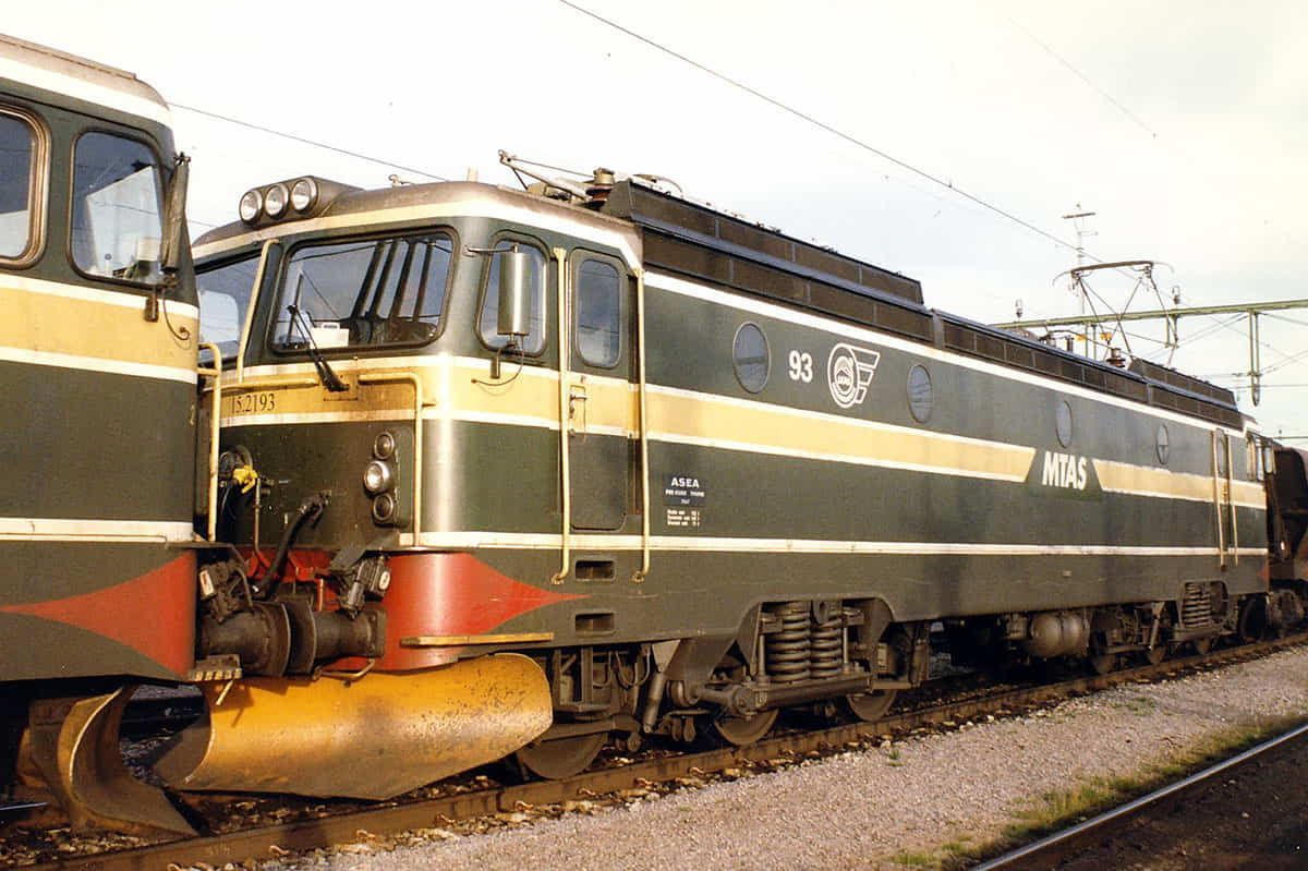 MTAS EL15 2193, green, NMJ Svenskt i Lok svenska