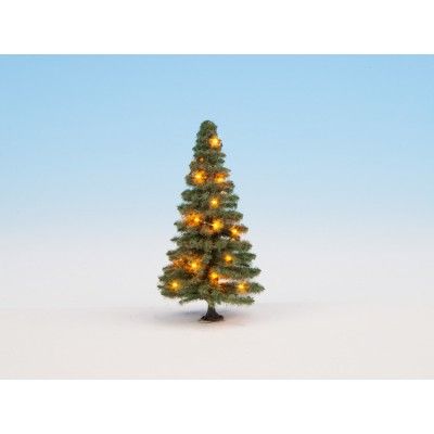 Iluminated Christmas Tree, Noch i Landskap