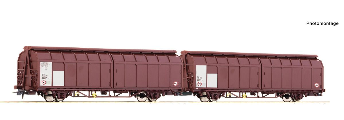 Sliding-wall wagon double, Roco i Godsvagn H0 övriga