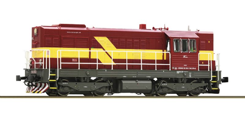 Diesel locomotive 742 ZSS, Roco i Diesellok H0