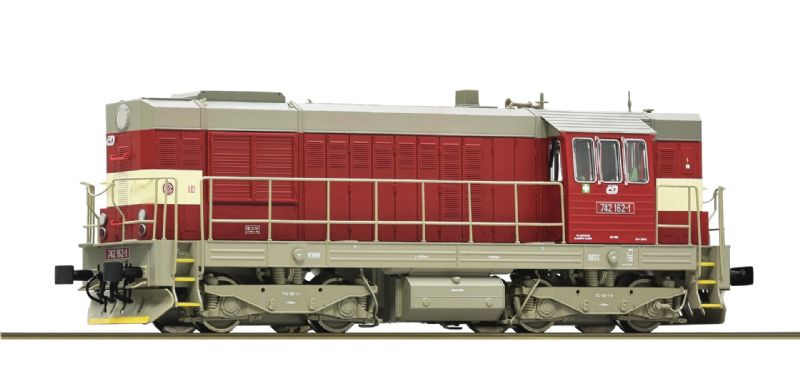 Diesel loco 742 CD DC-Snd, Roco i Diesellok H0